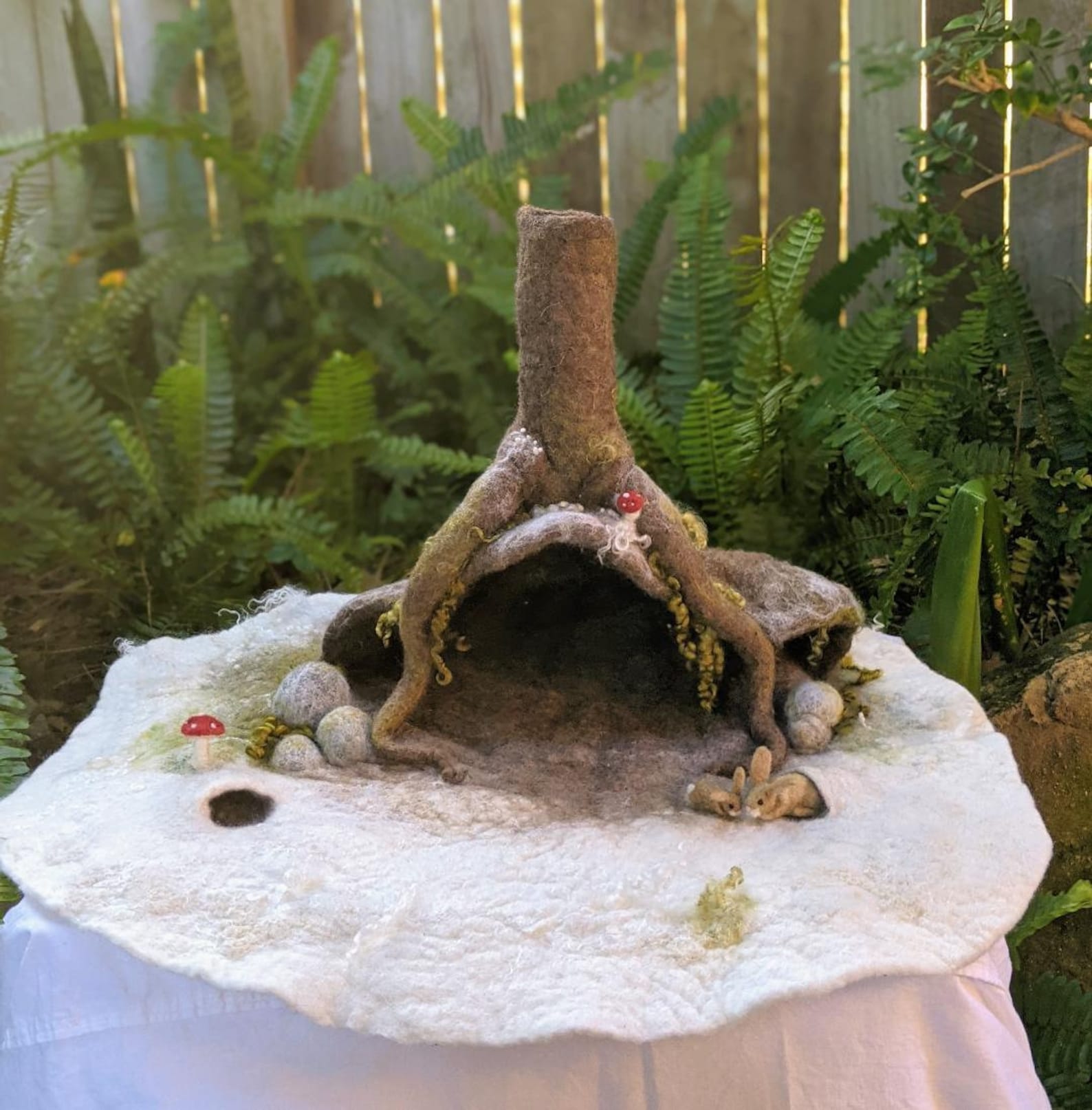 Winter Children of the Forest Playmat | Etsy