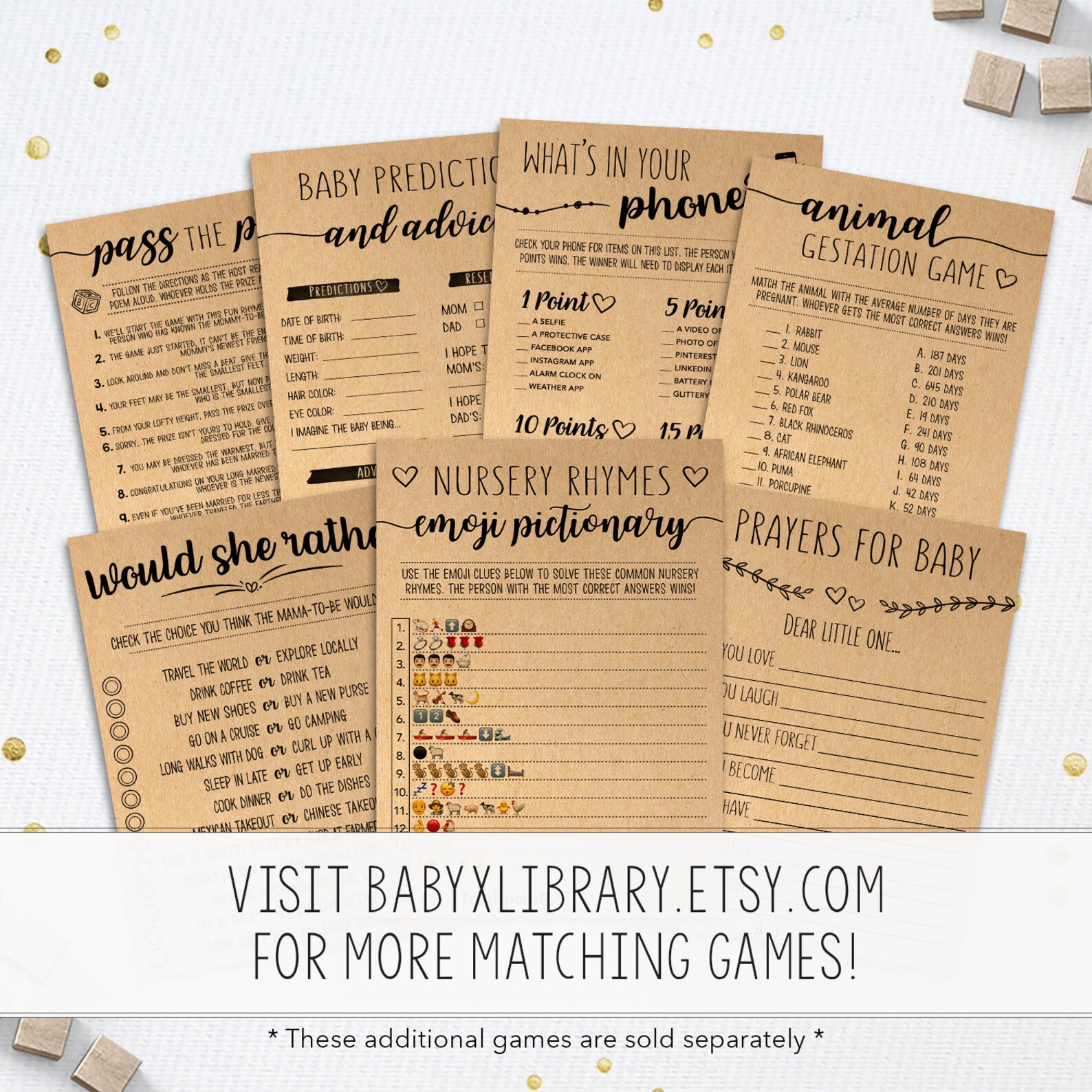 How Well Do You Know the Parents Baby Shower Game Rustic - Etsy
