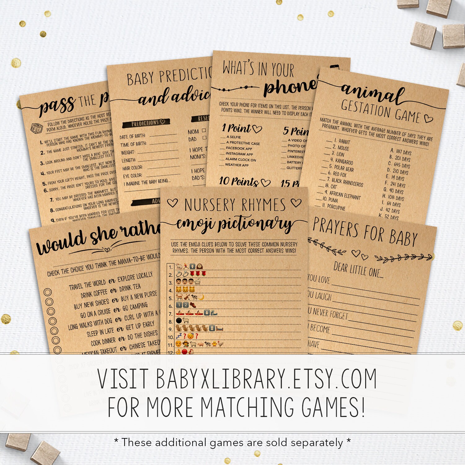 How Well Do You Know the Parents Baby Shower Game Rustic - Etsy
