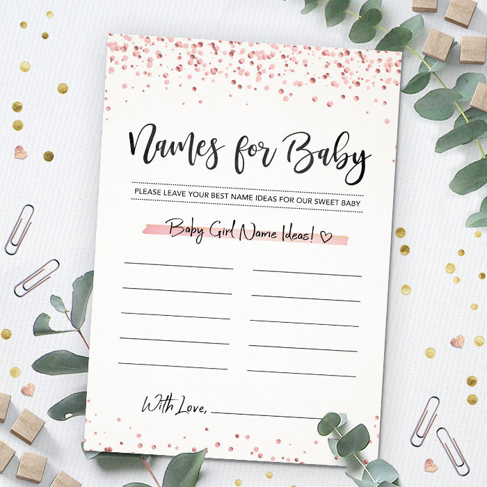 Names for Baby Game Baby Shower Game Printable Baby Shower - Etsy Canada