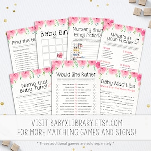 Names for Baby Baby Shower Game Memory Card Name - Etsy