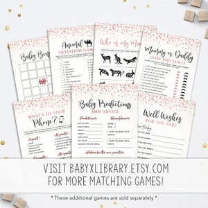 Celebrity Baby Names, Celebrity Match, Baby Shower Game, Baby Shower ...