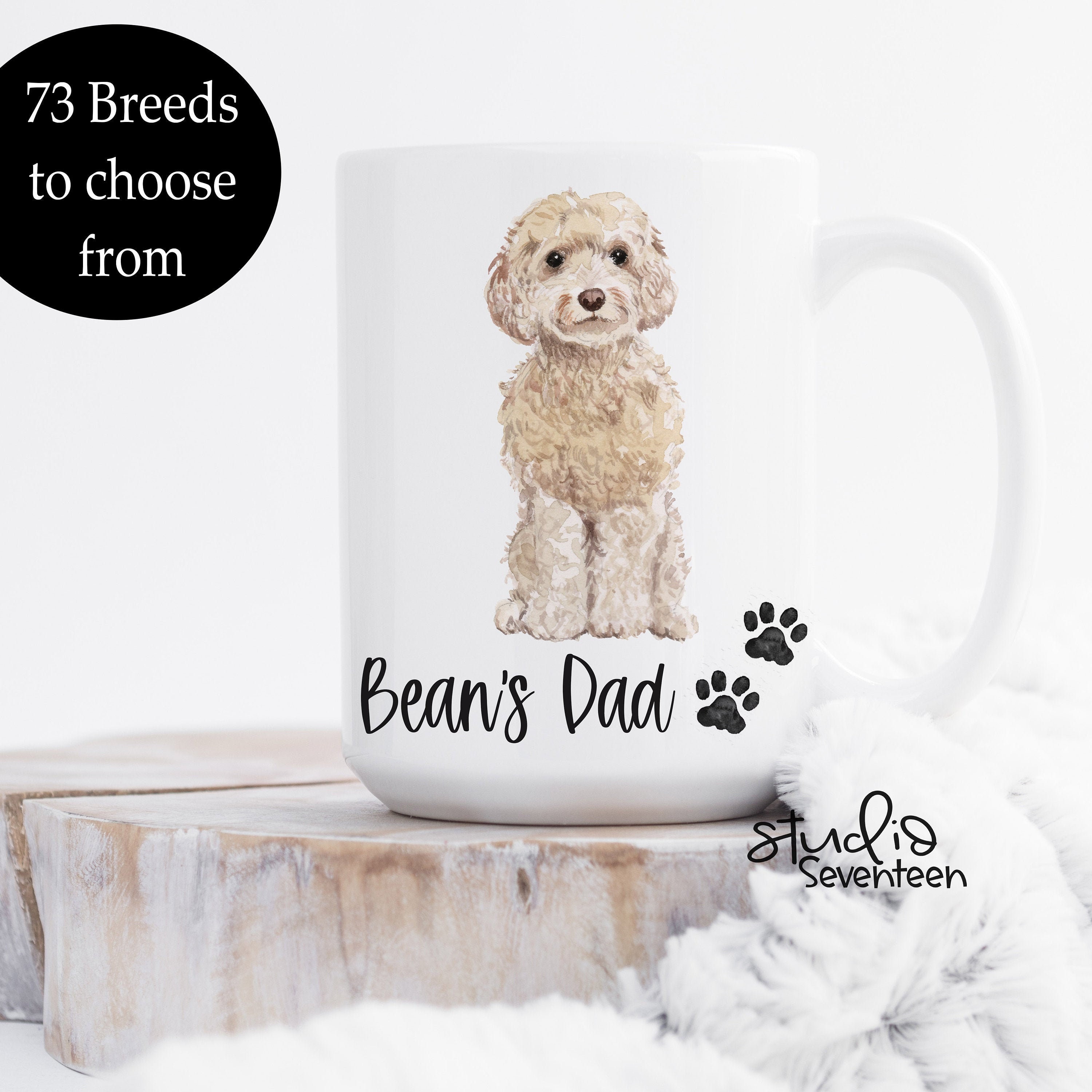 Dog Dad Mug Custom Dog Mug Personalized Gift for Dog Dad | Etsy