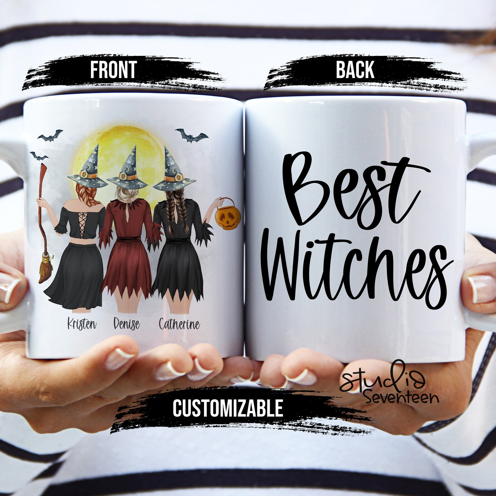 Personalized Witch Mug Halloween Coffee Cup Mystery Witch Etsy