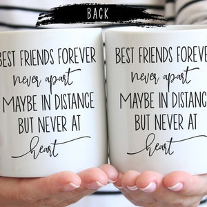 Best Friends Long Distance Mug, Personalized Gift Set, Gift for Best ...