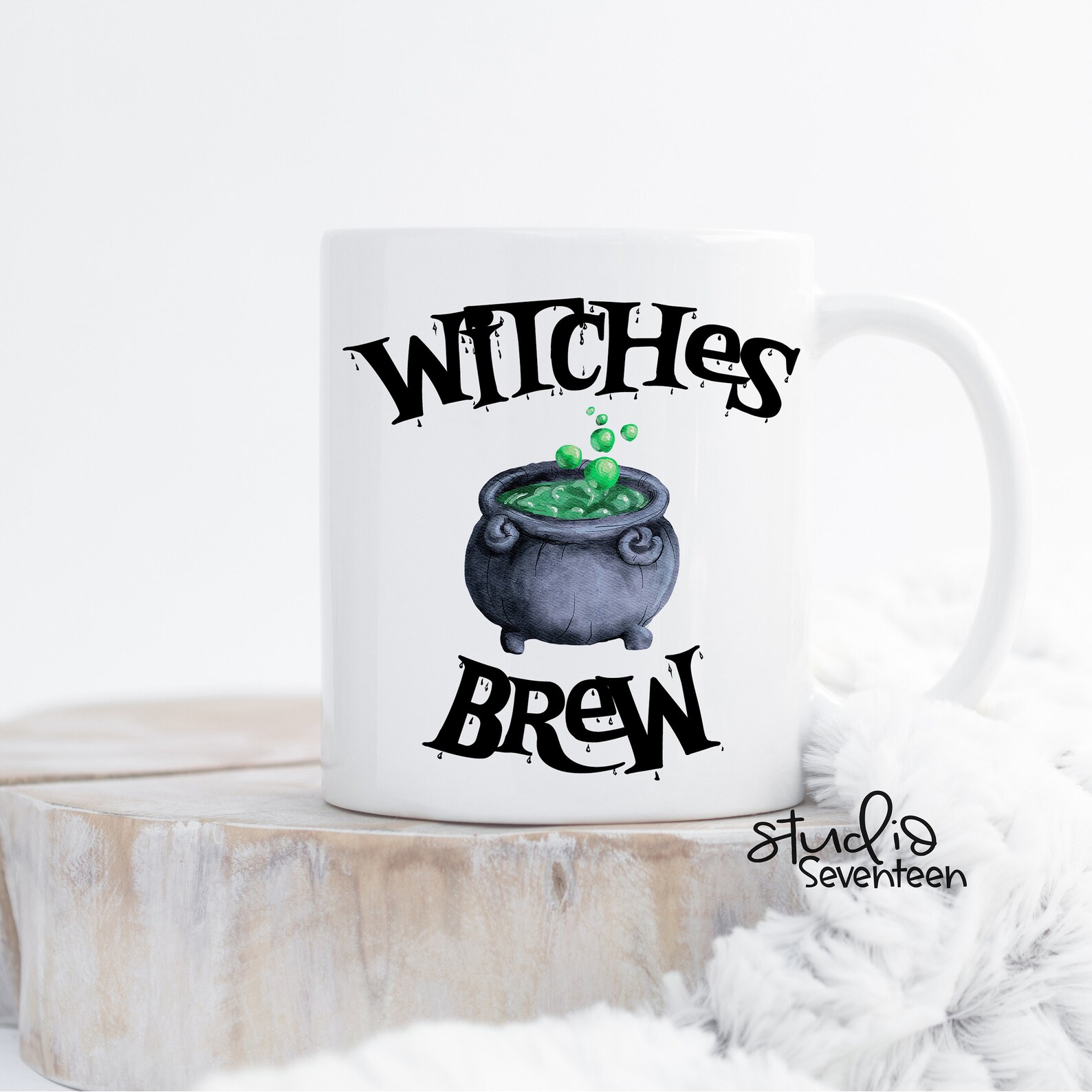 Witch's Brew Coffee Mug Spooky Halloween Witch Coffee | Etsy