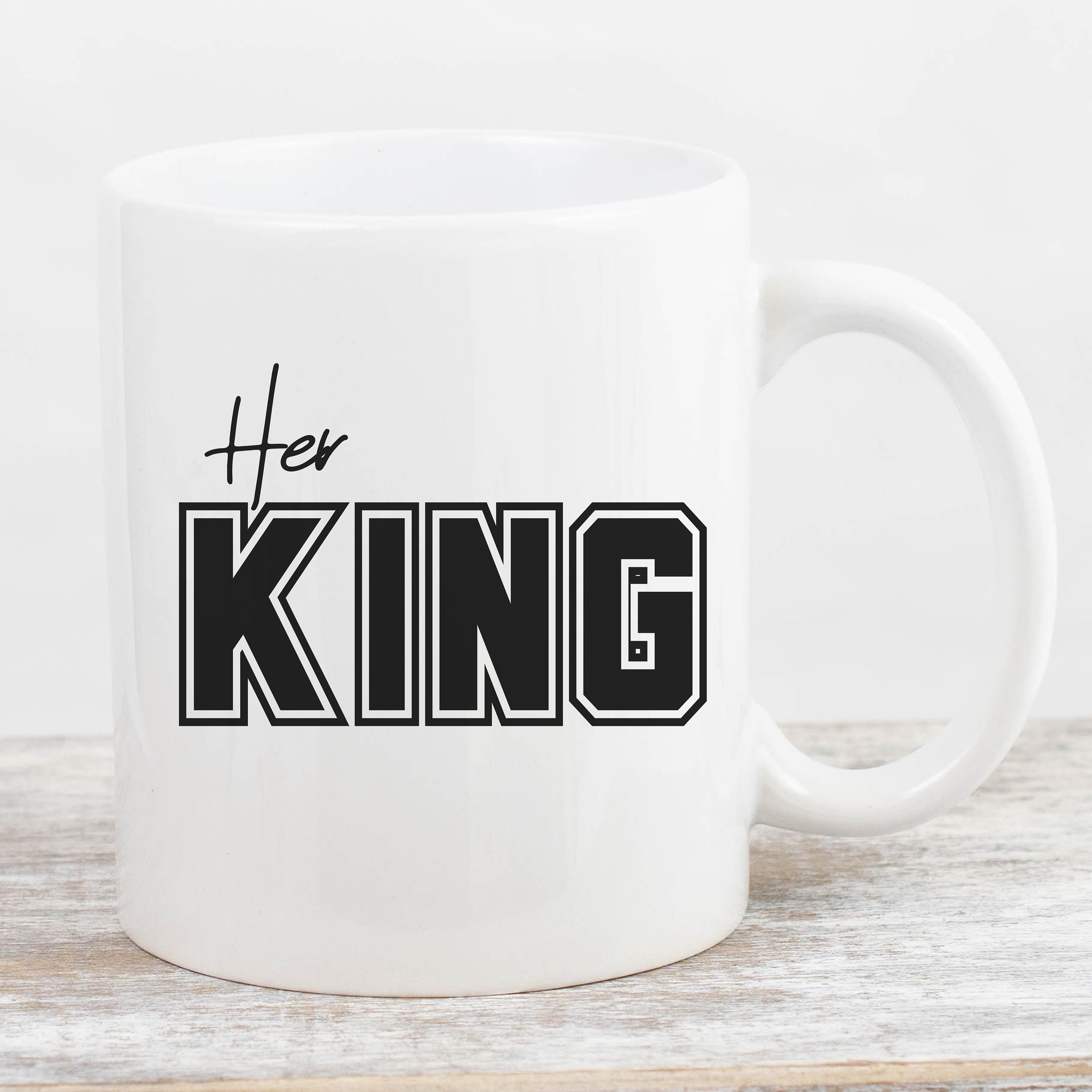 King and Queen Mug Set Couples Gift Anniversary Gift - Etsy