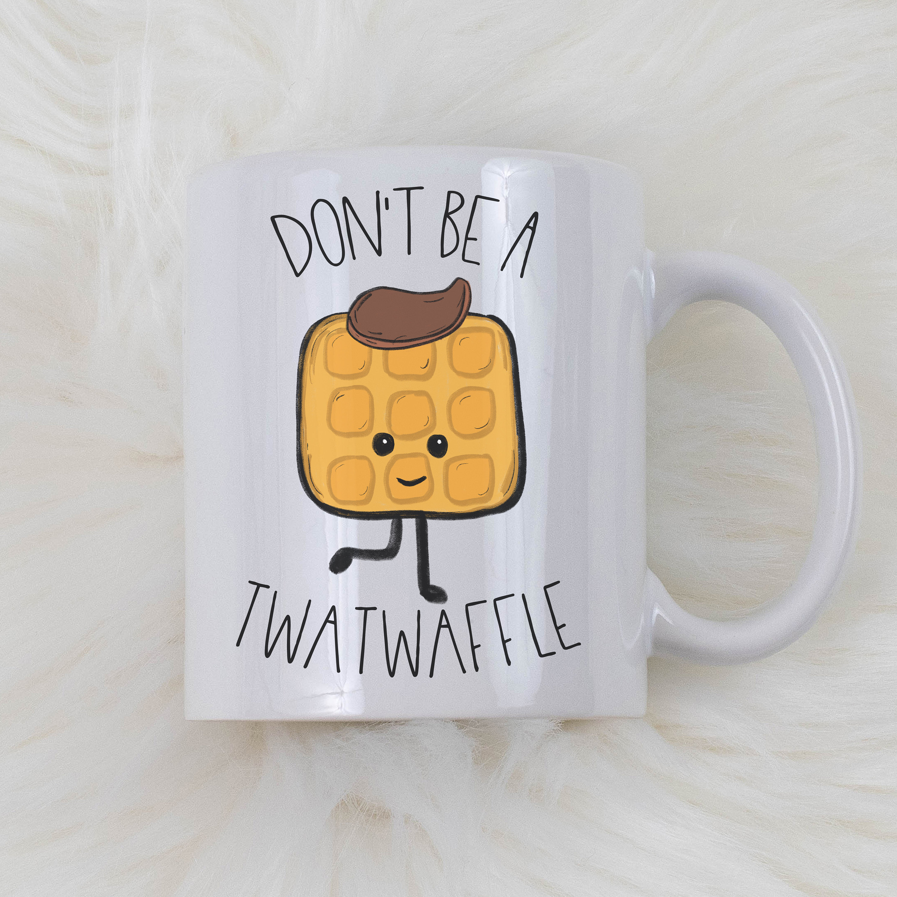 Don't Be A Twatwaffle Mug Waffle Lover Gift Mug With | Etsy