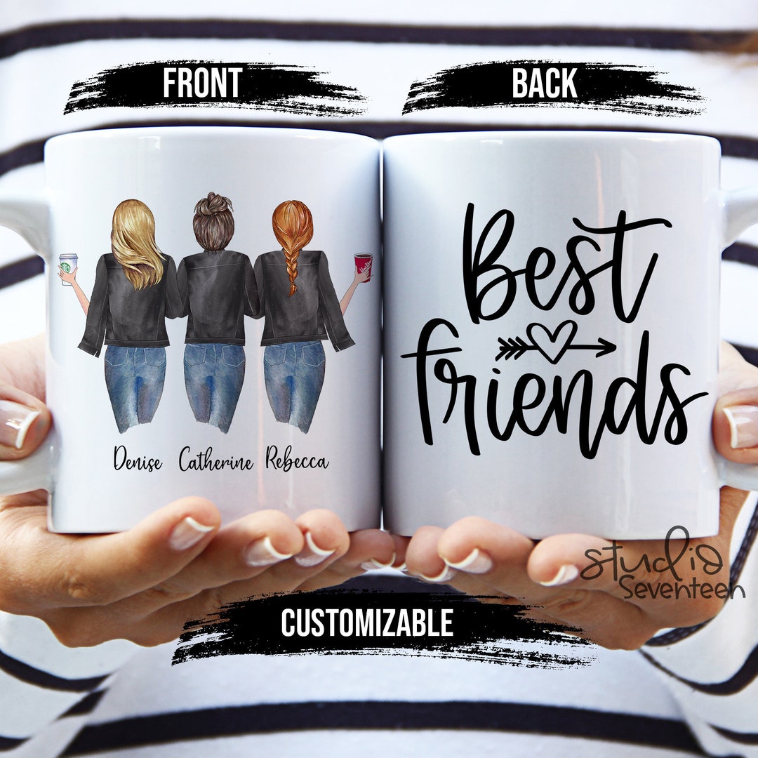 Custom Best Friend Mug, Personalized Mug, Unbiological Sister, Soul ...