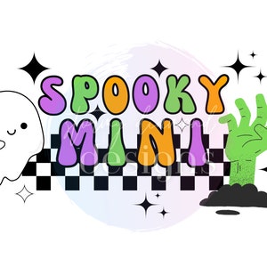 Spooky MINI PNG, Spooky Squad PNG, Spooky Png, Halloween Png, Ghost Png ...