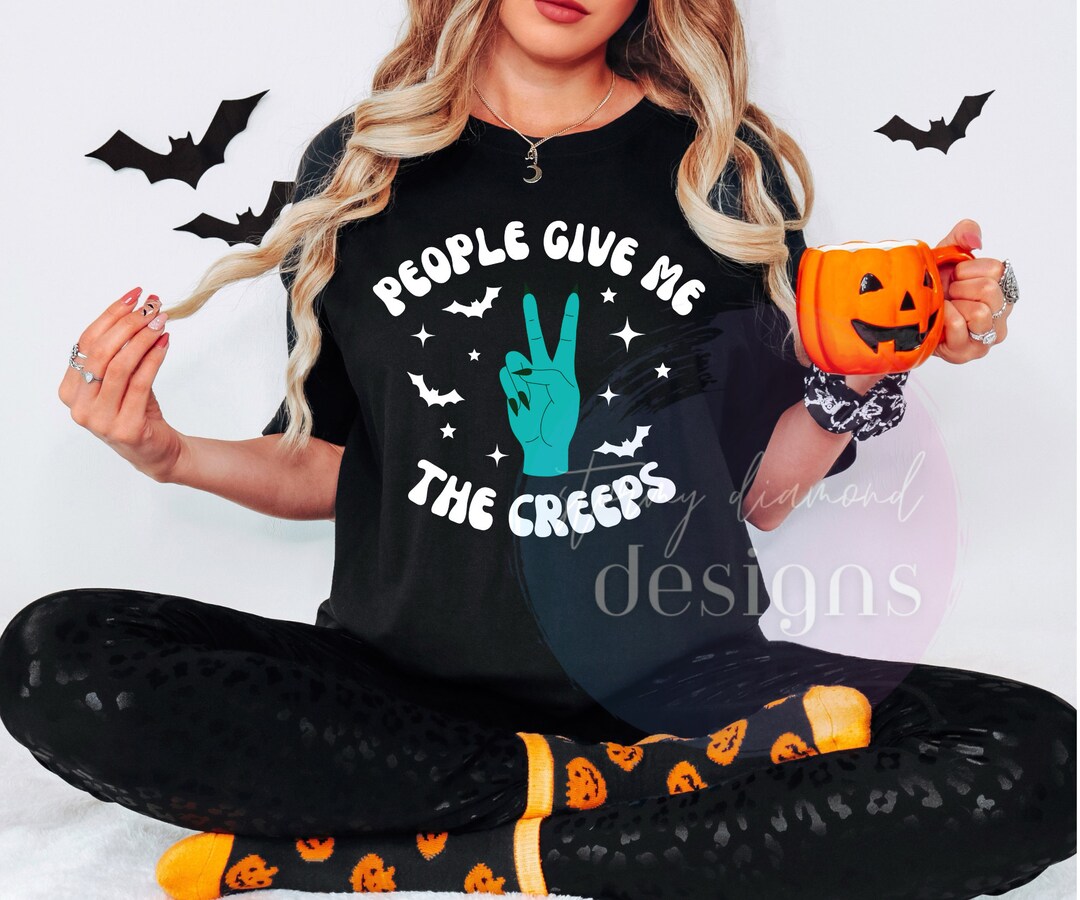 People Give Me the Creeps PNG, Creeps Png, Halloween Png, Creepy Png ...