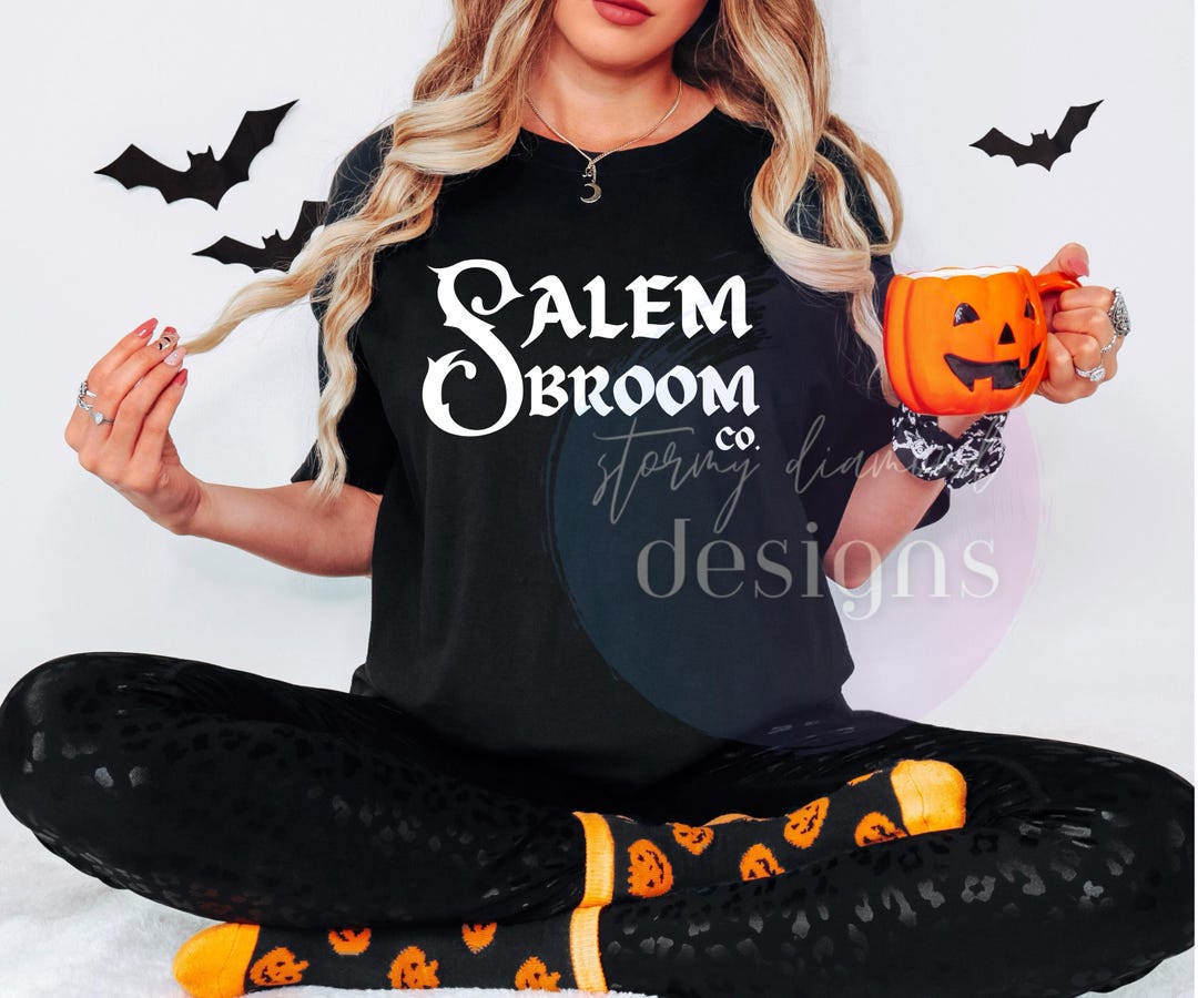 Salem Broom Co Png, Salem Png, Witchy Png, Salem Witch Png, Halloween ...