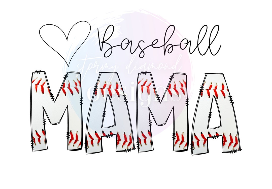 Baseball Mama Png, Baseball Png, Mama Png, Sports Png, Heart Png ...
