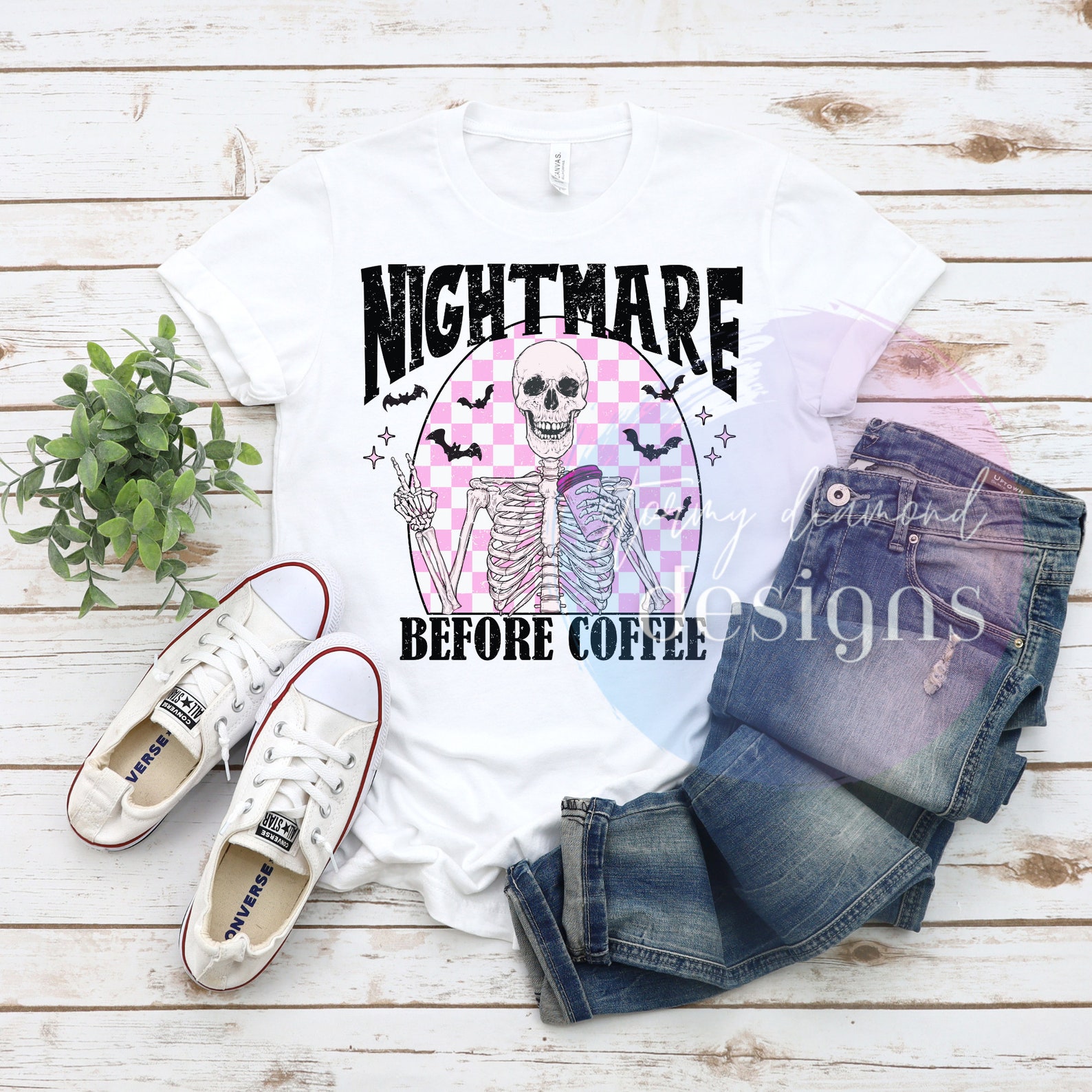 Nightmare Before Coffee Png, Halloween Png, Skull Png, Coffee Png ...