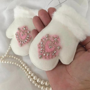Mini Mittens Ornament Whimsical Touch for Your Christmas Tree Shabby ...