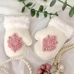 Mini Mittens Ornament Whimsical Touch for Your Christmas Tree Shabby ...