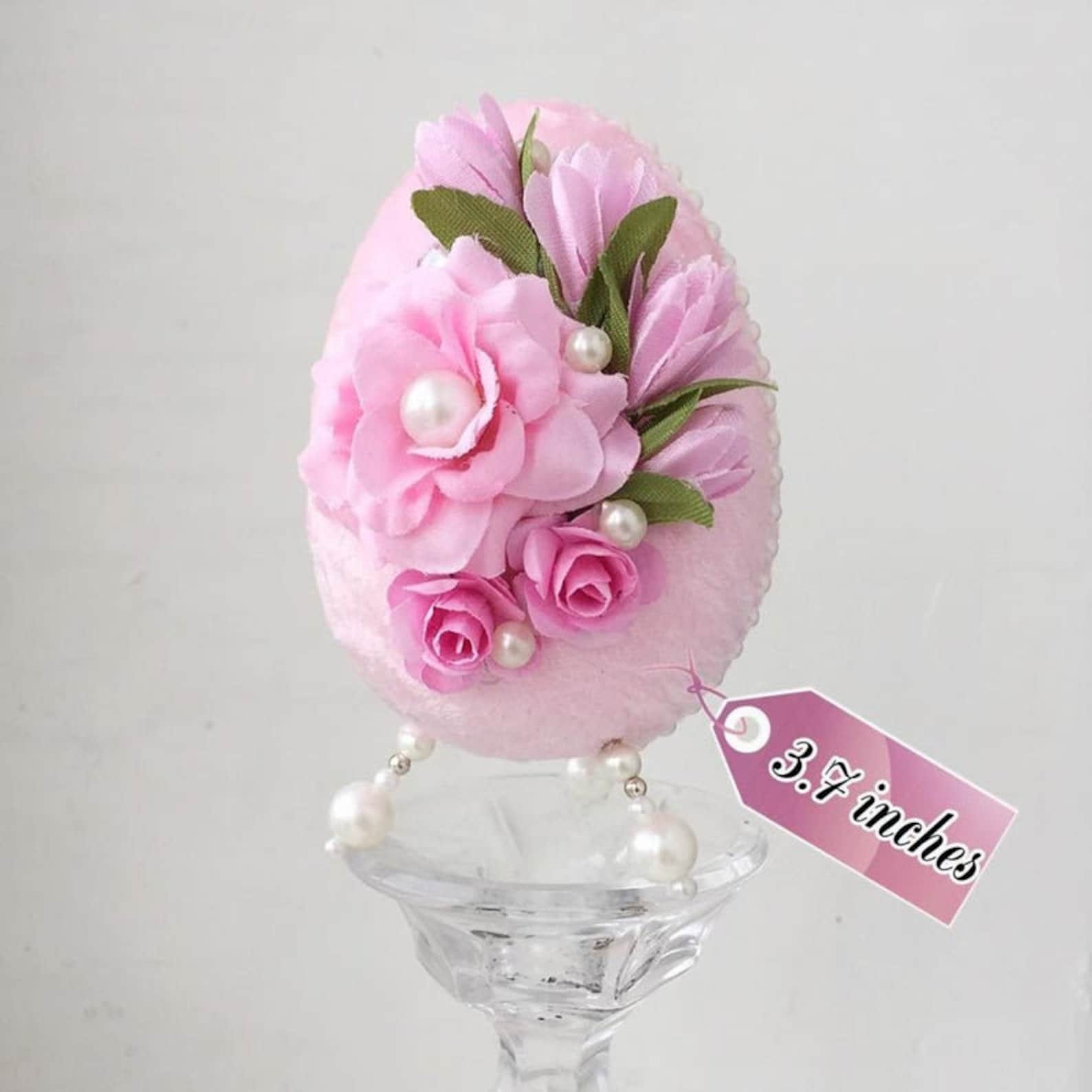 Shabby Chic Easter Eggs Velvet Eggs - Etsy