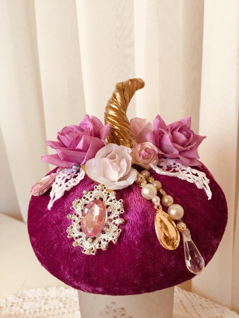 Velvet Pumpkins Pink Velvet Pumpkins Fall Wedding Decor | Etsy