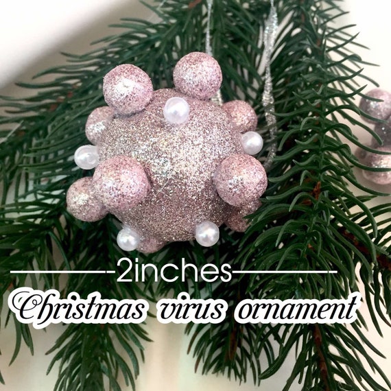 Christmas Virus Ornament Quarantine Ornament Covid Ornament Etsy