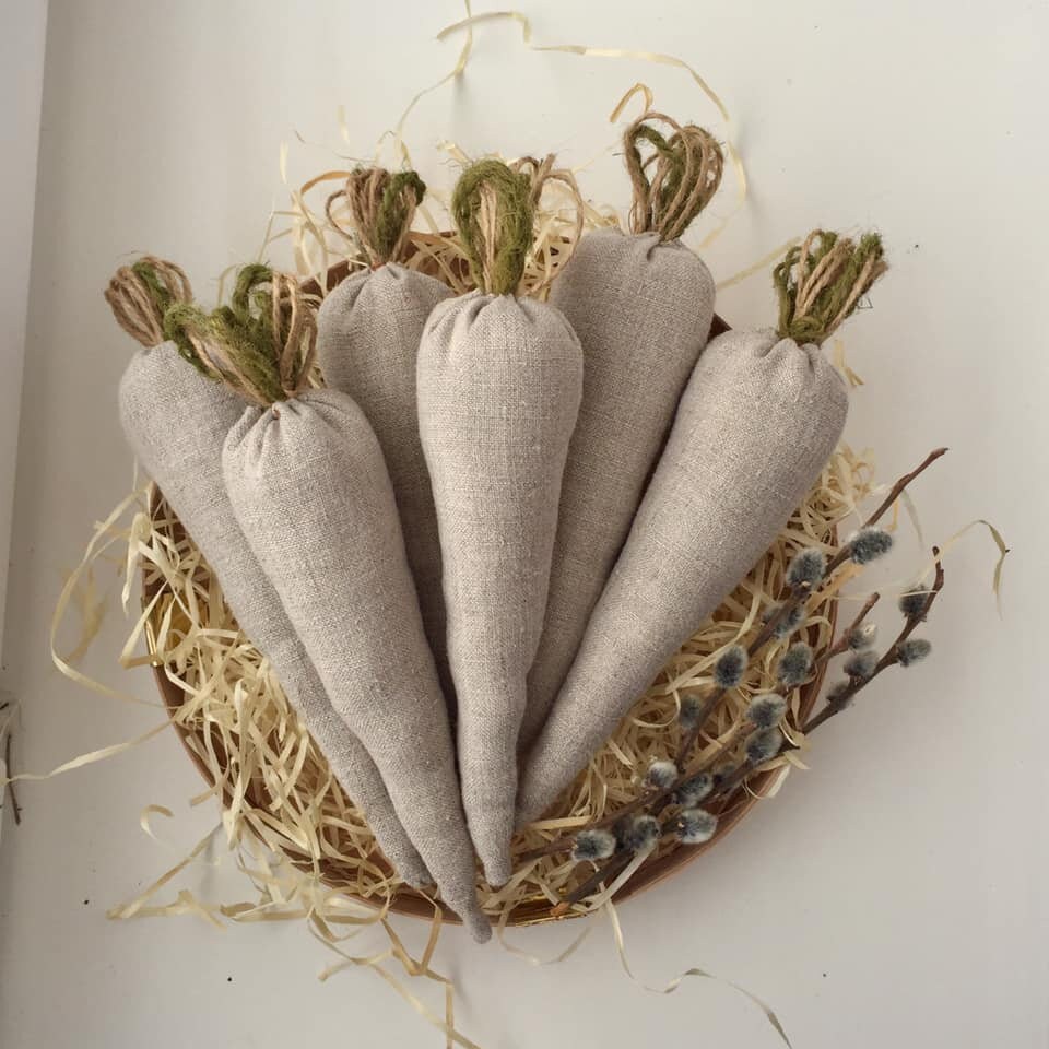 Primitive Carrot Bowl Fillers Fabric Carrot - Etsy