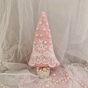 Pink Mini Christmas Tree Pink Christmas Velvet Trees - Etsy