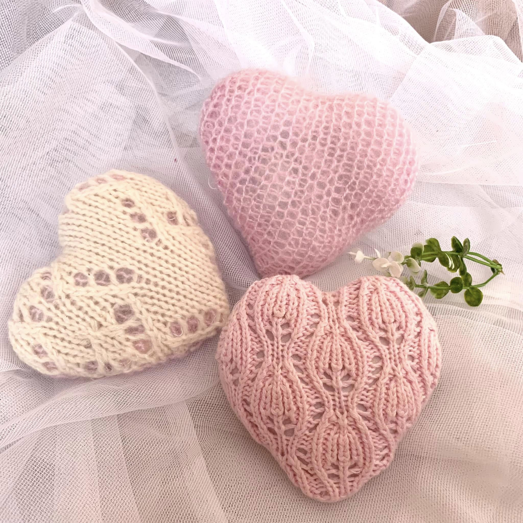 Mini Heart Pillows Heart Bowl Filler Stuffed Heart Repurposed - Etsy