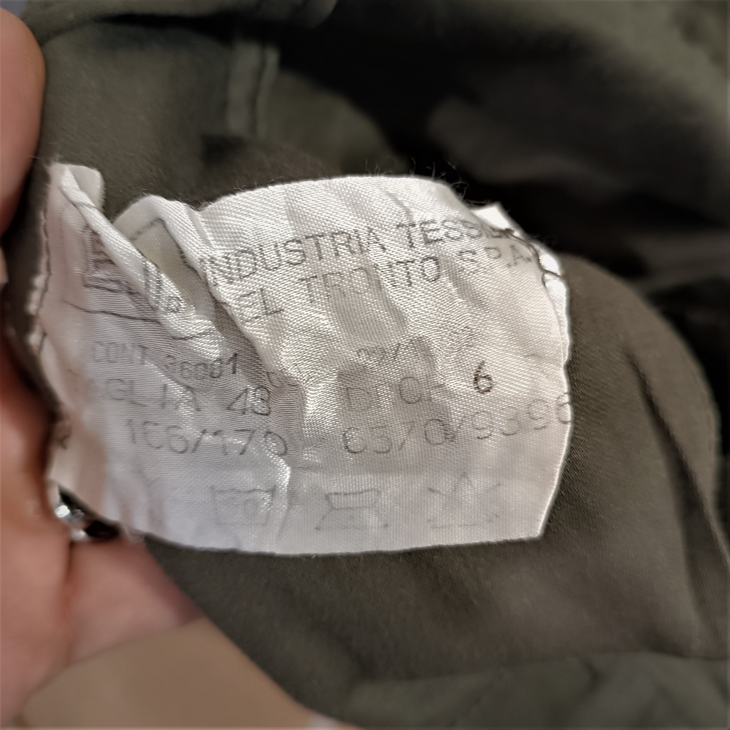 Original Italian Army Olive Green Jacket Shirt Military BDU Surplus ...