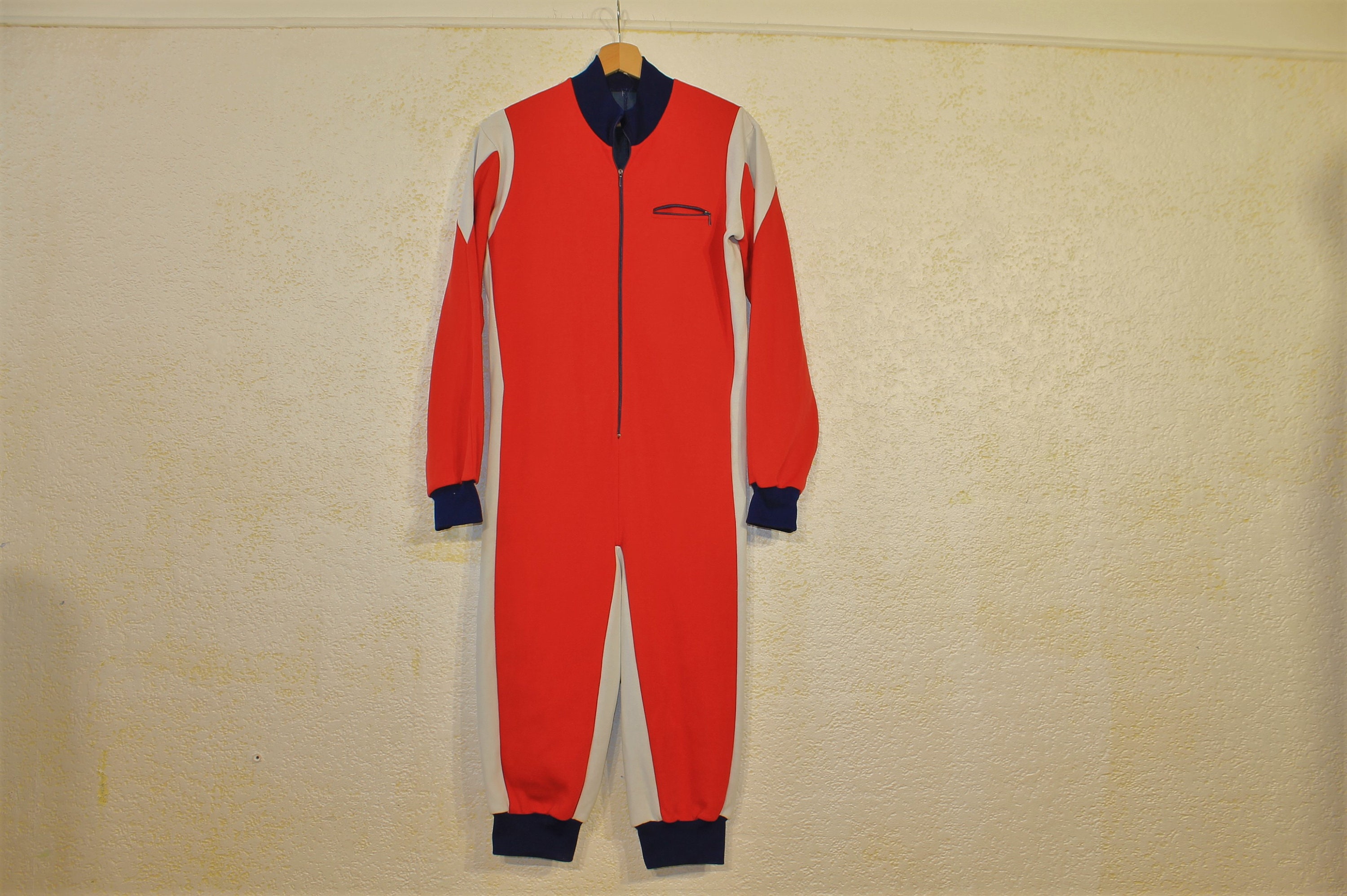 Vintage One Piece Tracksuit / Retro Sport Suit / Made in - Etsy