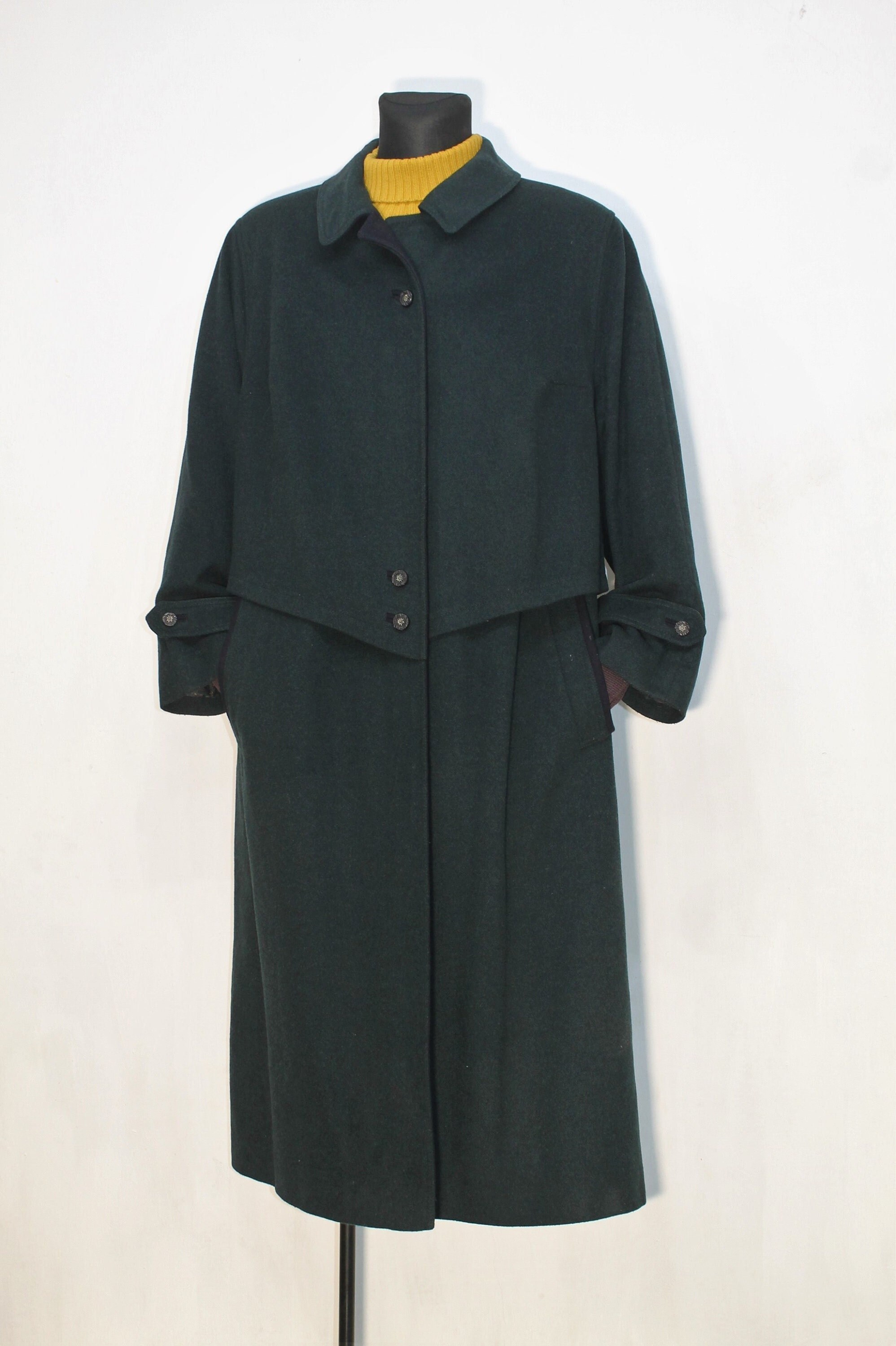 Alpaca Coat Women Vintage Classic Bavarian Overcoat Austrian - Etsy