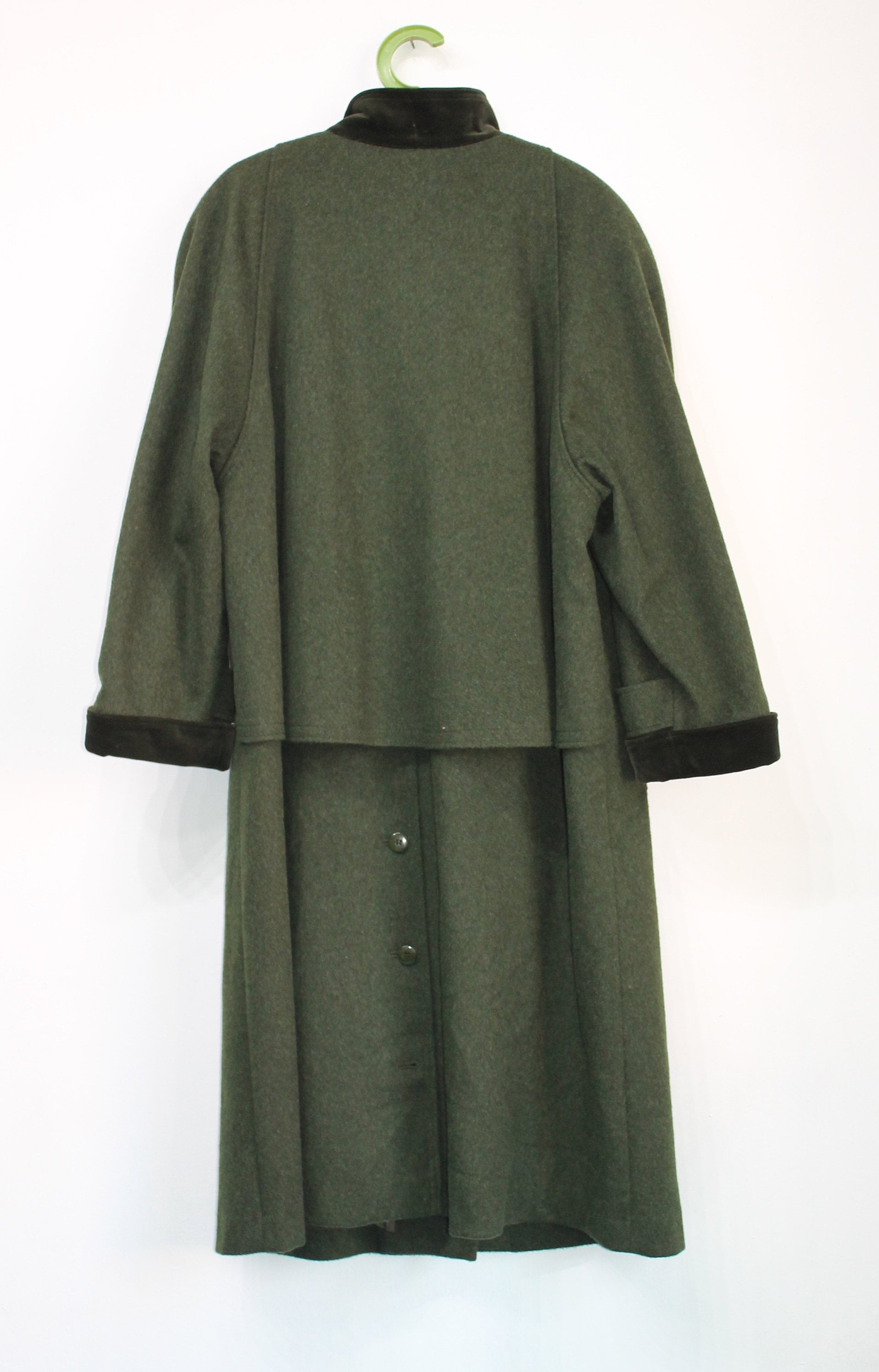 Loden Coat Women / Wool Coat Austrian Tyroler Loden Coat Dark - Etsy