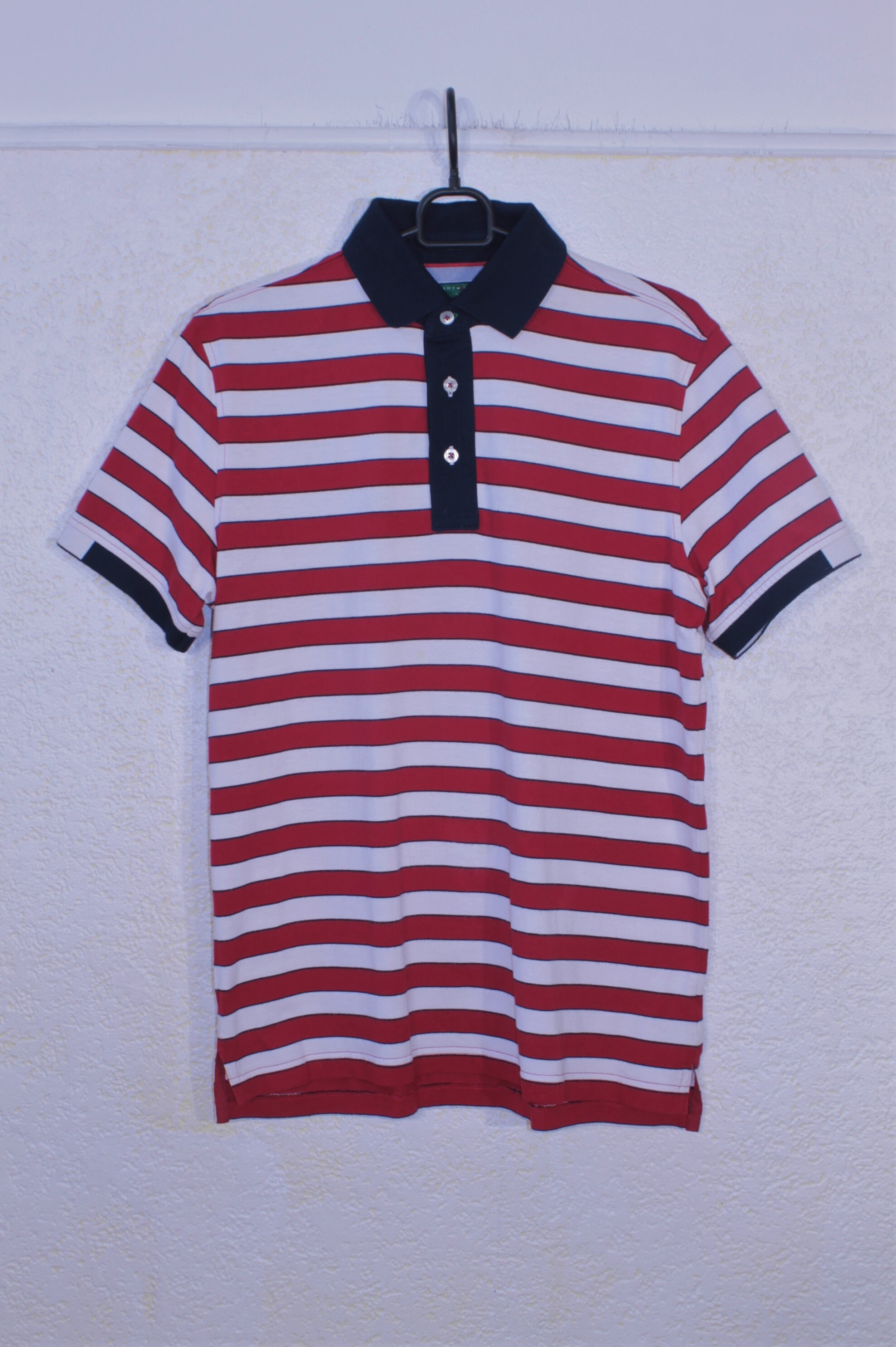 Tommy Hilfiger Golf Polo, Red Striped Polo, Golf Polo Shirt , Nautical ...