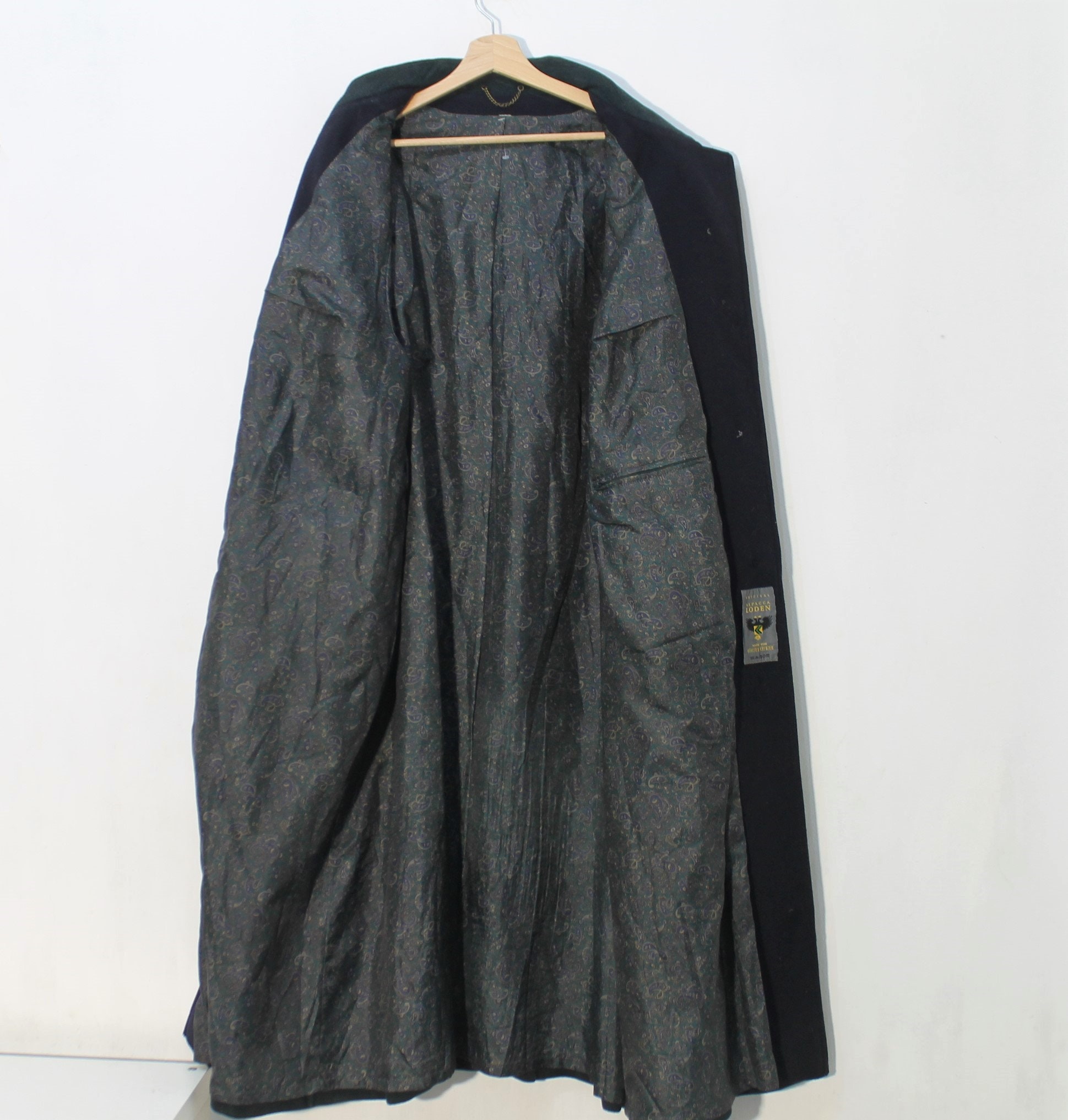 Alpaca Coat Women Vintage Classic Bavarian Overcoat Austrian - Etsy