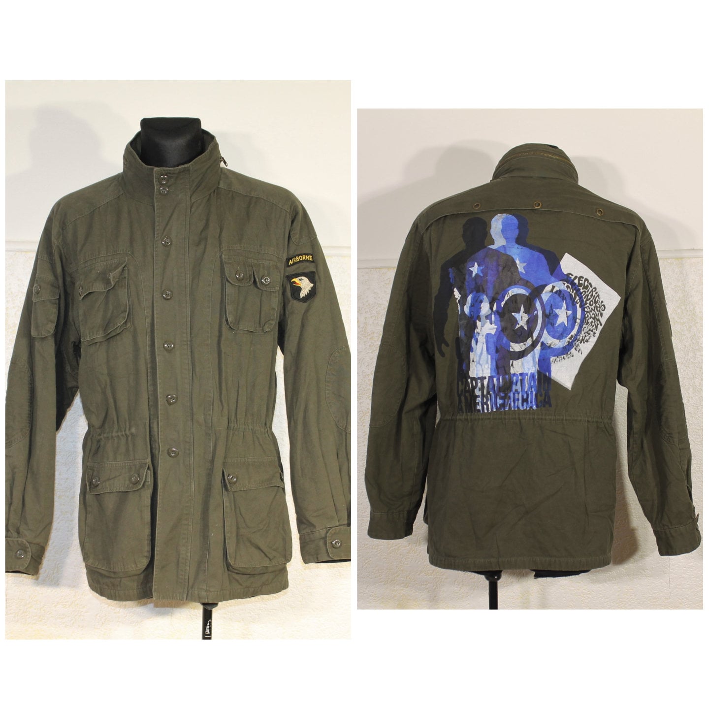 US Army Jacket Military Jacket Captain America Jacket US - Etsy