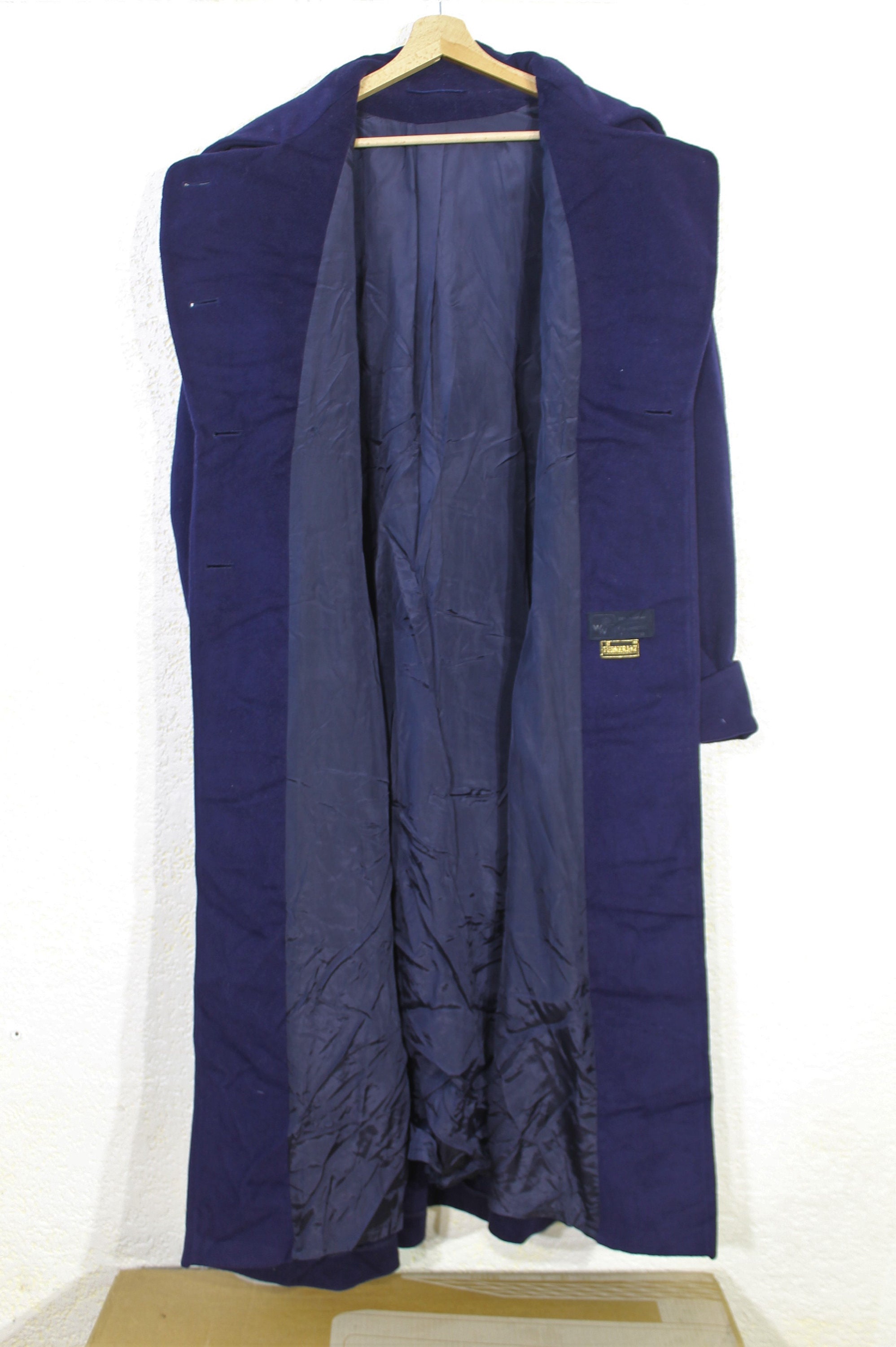 Cashmere Coat Greatcoat Navy Wool Coat Steampunk Coat - Etsy