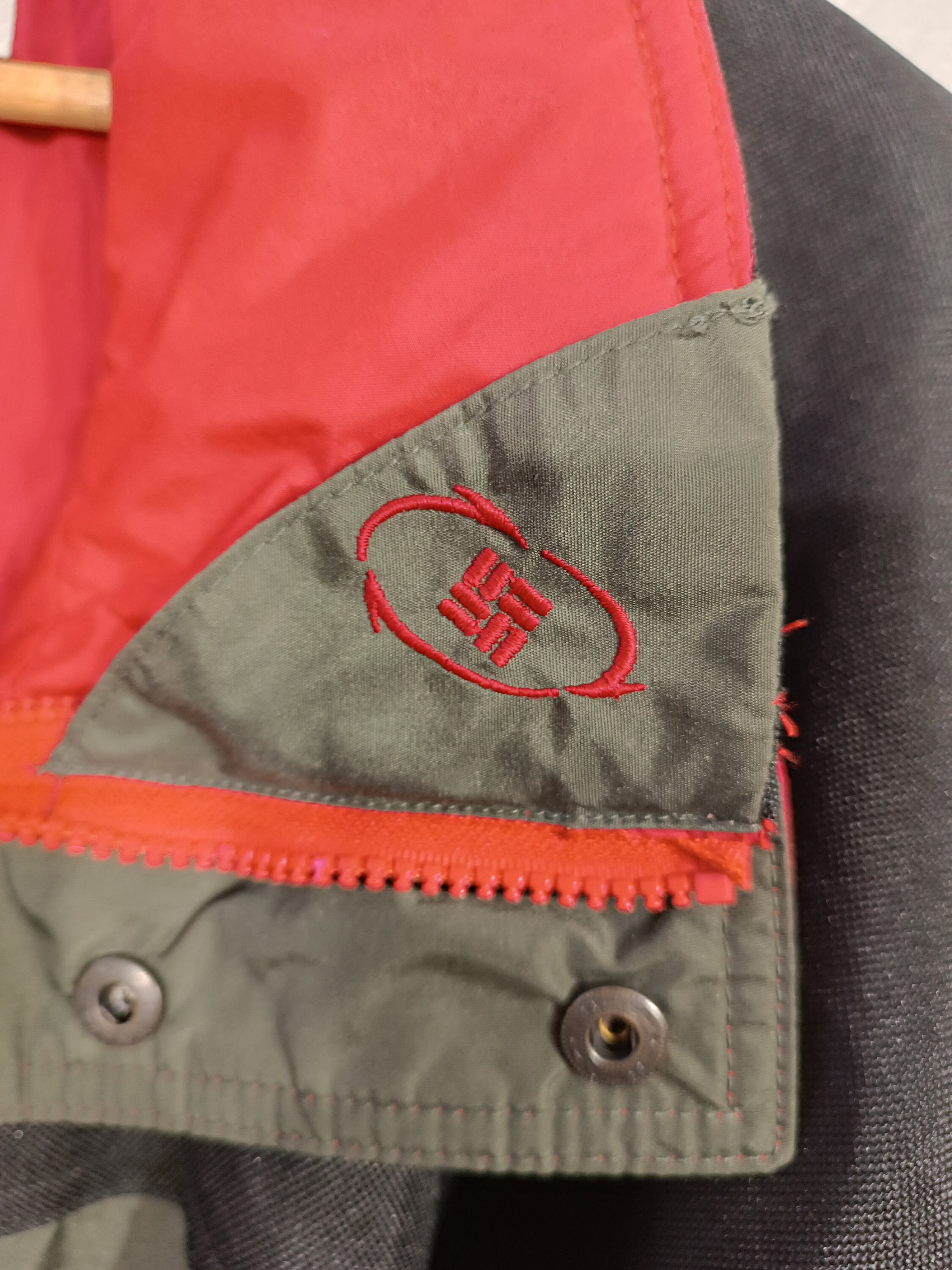 Vintage COLUMBIA 90s Sportswear Jacket Mens L Windbreaker Red - Etsy