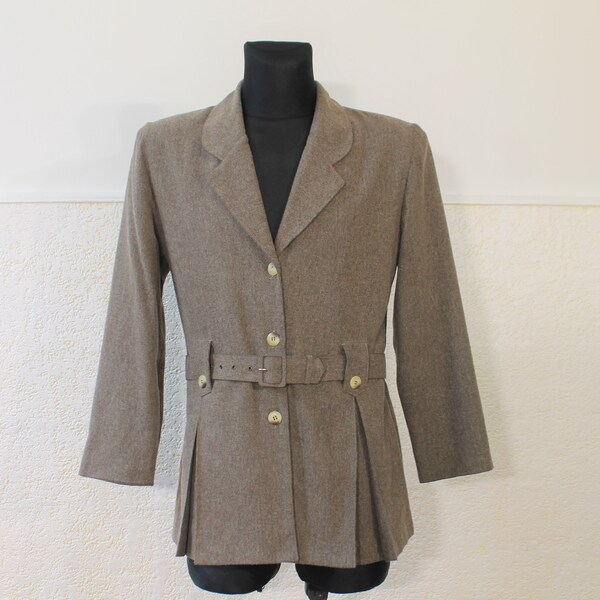 Belted Jacket - Etsy