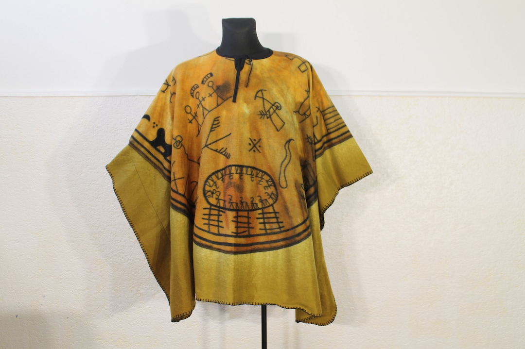 Hippie Poncho, Native American Poncho, Traditional Poncho, Cape, Soft ...