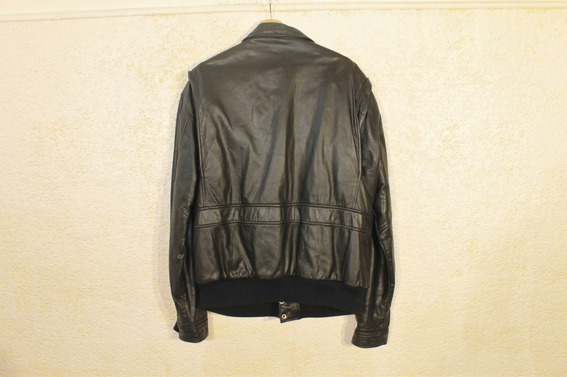 A2 Jacket, Petroff Leather Jacket, Aviator Jacket, Black Leather Jacket ...