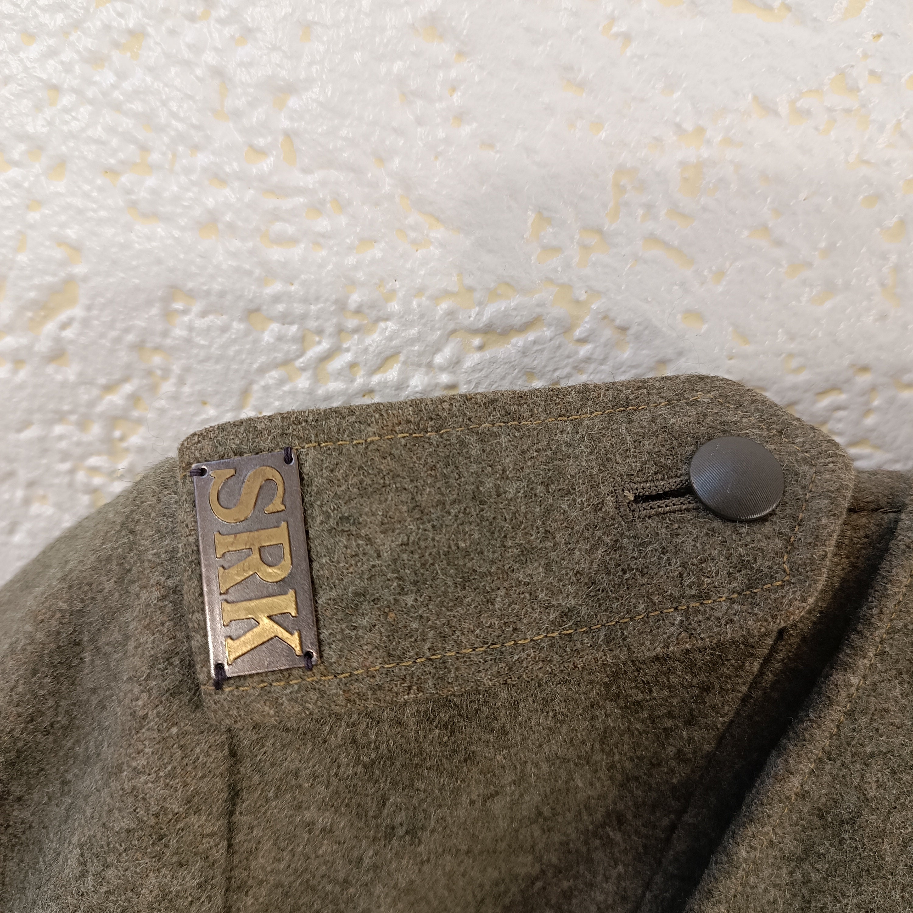 WW2 1943 Vintage Swedish Army Surplus Trench Coat, Wool Trench Coat ...