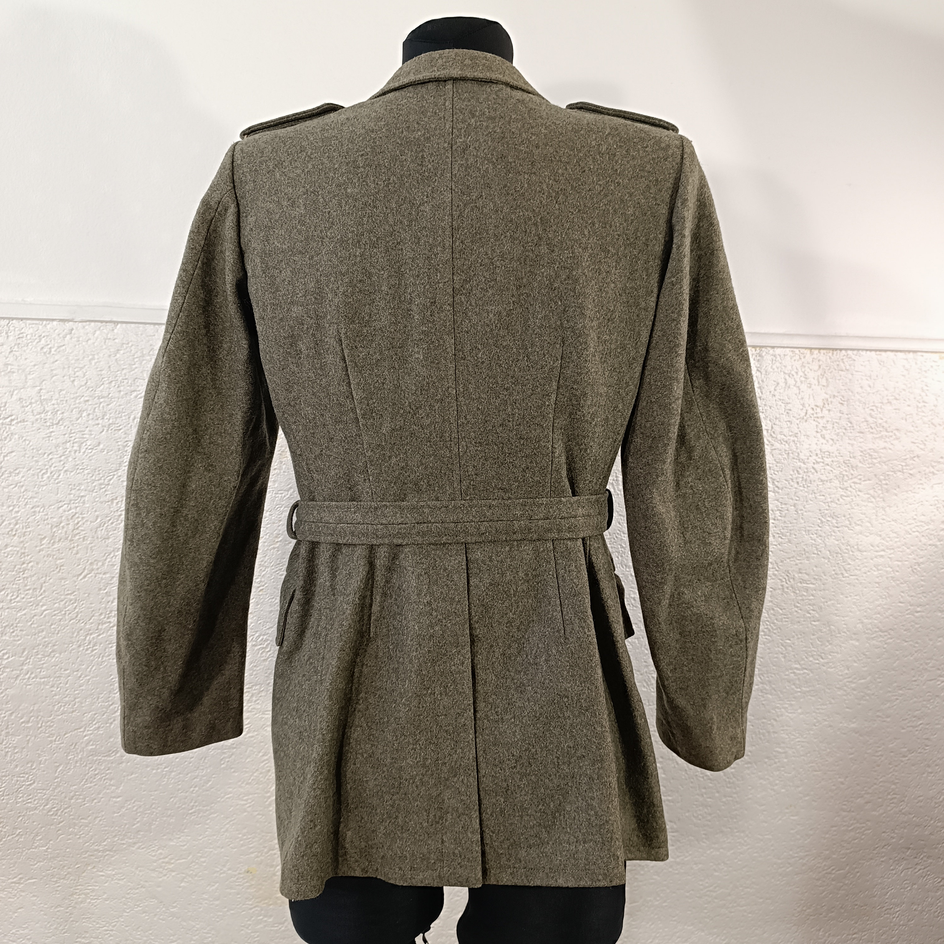 WW2 1943 Vintage Swedish Army Surplus Trench Coat, Wool Trench Coat ...