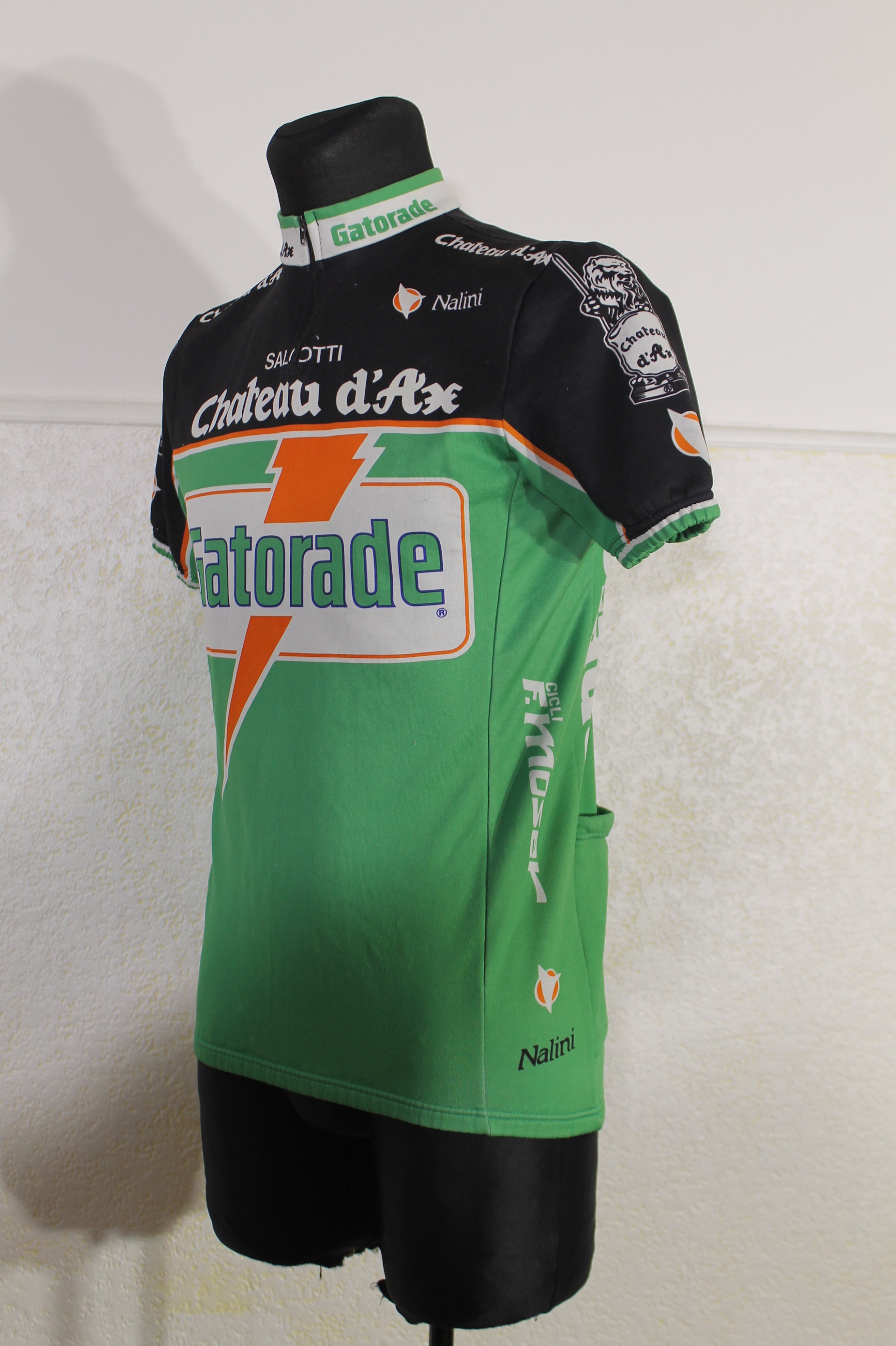 80s GATORADE Vintage Cycling Jersey Chateau D'ax / Ride Riding Biking ...