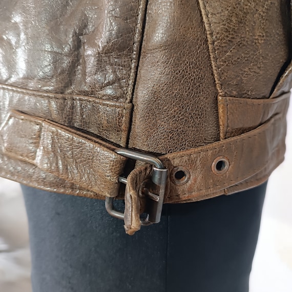 Aviator Jacket, Fighter Pilot Jacket, Vintage Leather… - Gem