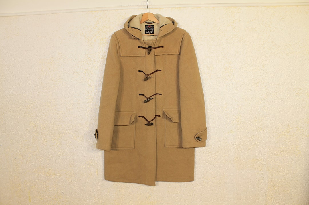 Gloverall Duffle Coat Vintage Brown Coat Winter Coat Wool - Etsy