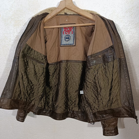 Aviator Jacket, Fighter Pilot Jacket, Vintage Leather… - Gem