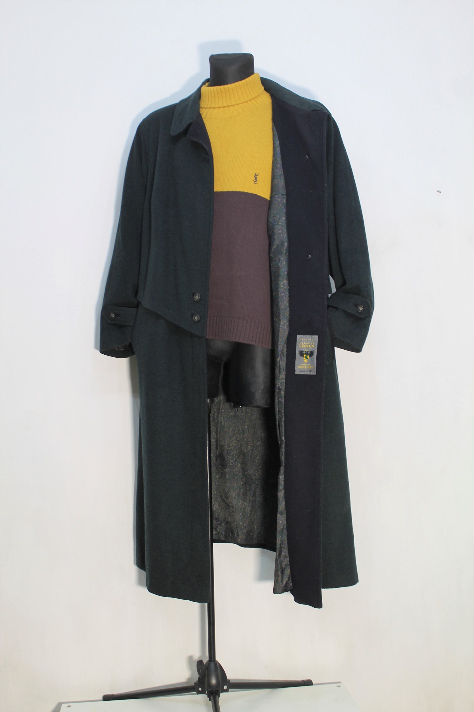 Alpaca Coat Women Vintage Classic Bavarian Overcoat Austrian - Etsy