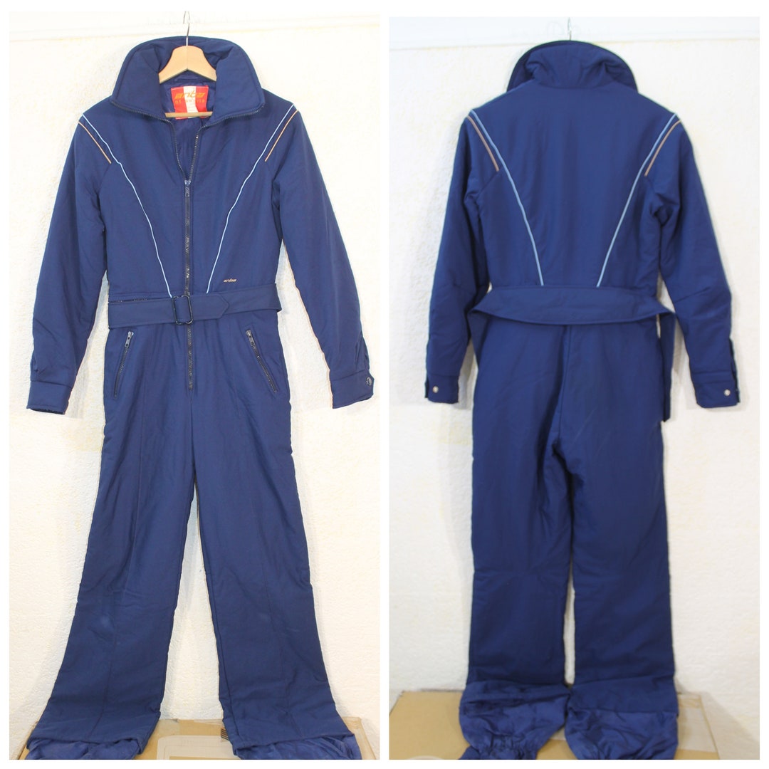 Vintage Ski Suit, 70s Two Piece Snow Jumpsuit, Retro Winter Sports ...