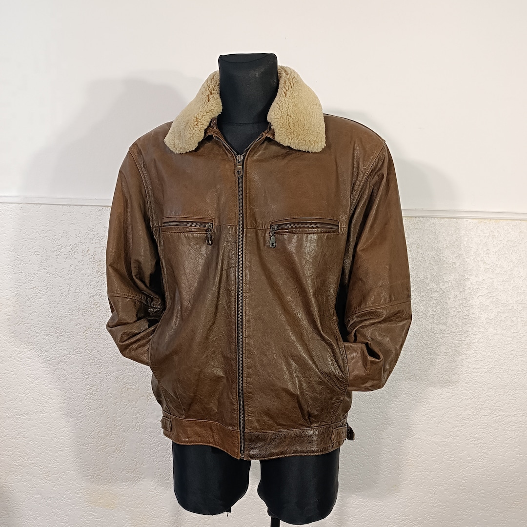 Aviator Jacket, Fighter Pilot Jacket, Vintage Leather Jacket, Aviation ...