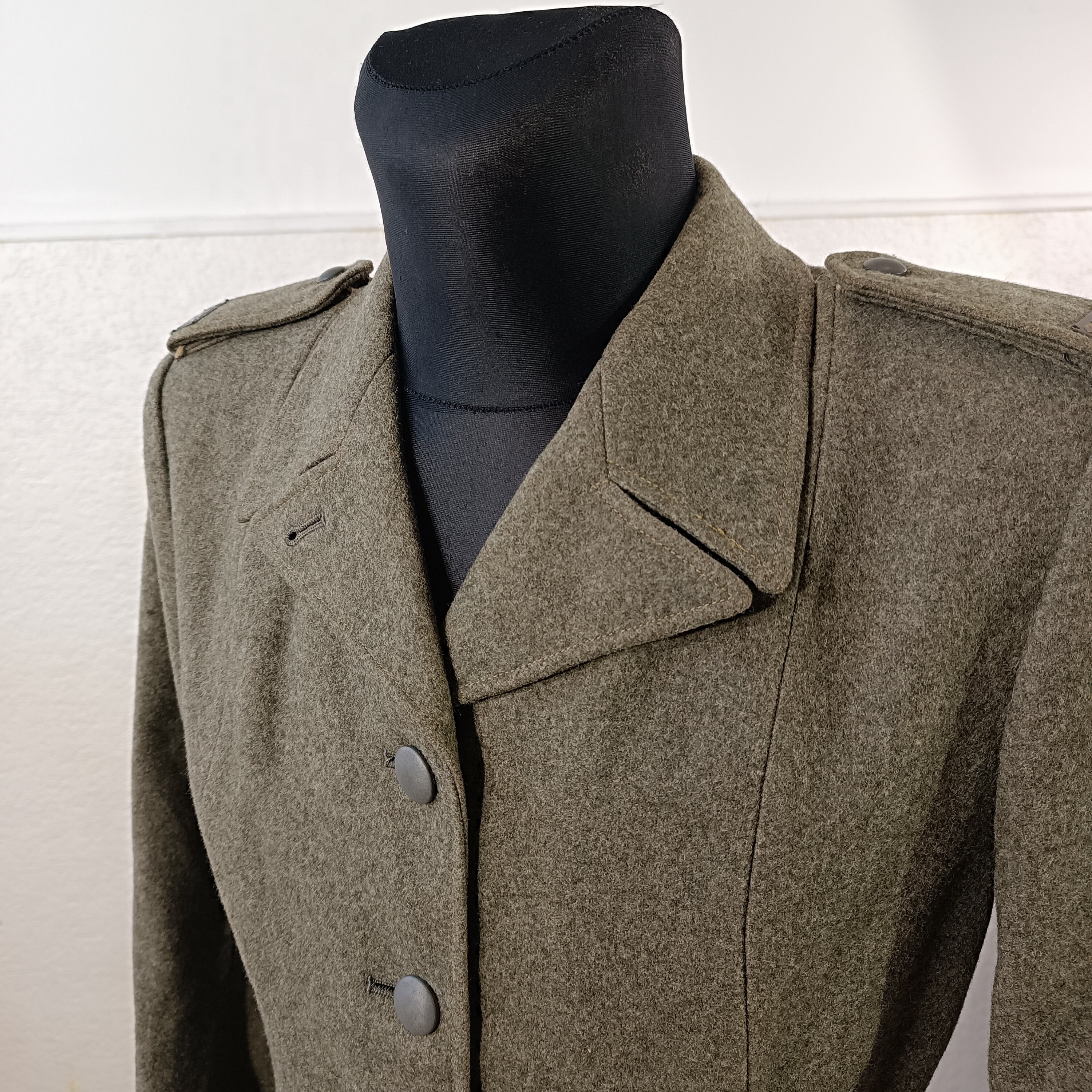WW2 1943 Vintage Swedish Army Surplus Trench Coat, Wool Trench Coat ...