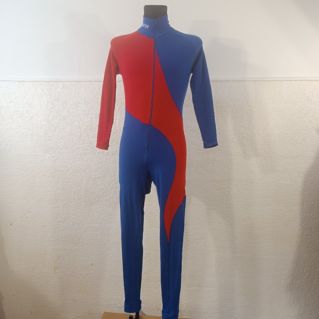 70s One Piece Jumpsuit, Retro Sport Suit, Vintage Overalls, Speed ...