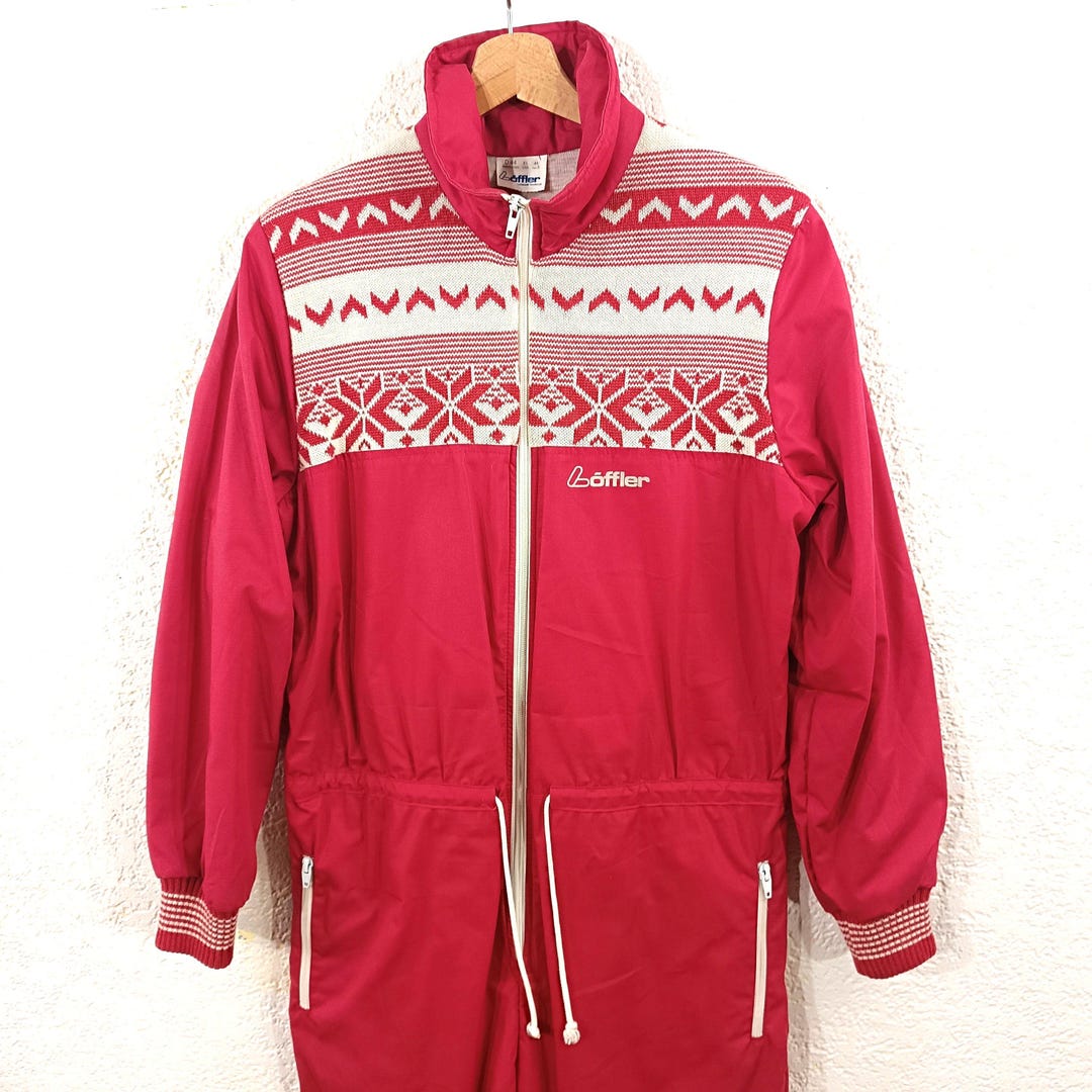 Vintage One Piece Tracksuit / Retro Sport Suit / LOFFLER Made in ...